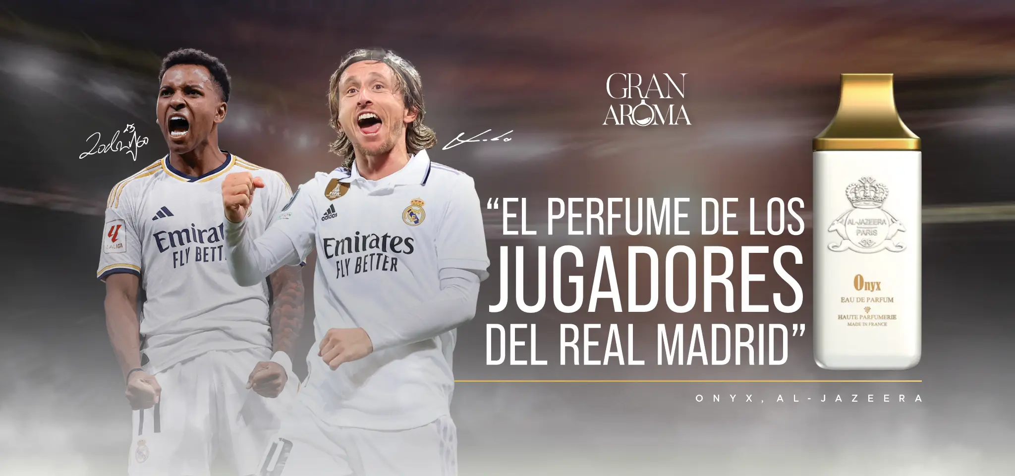 El perfume de los jugadores del Real Madrid: Onyx de Al Jazeera | Gran ...